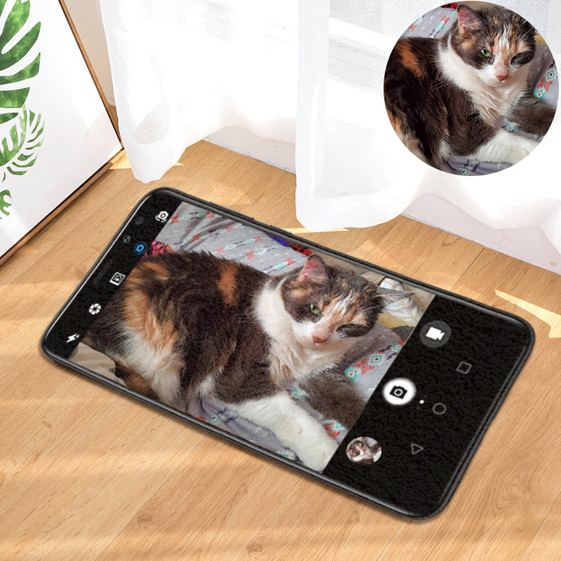 Custom Pet Camera Rug from Your Pet Photo | The Pet Pillow